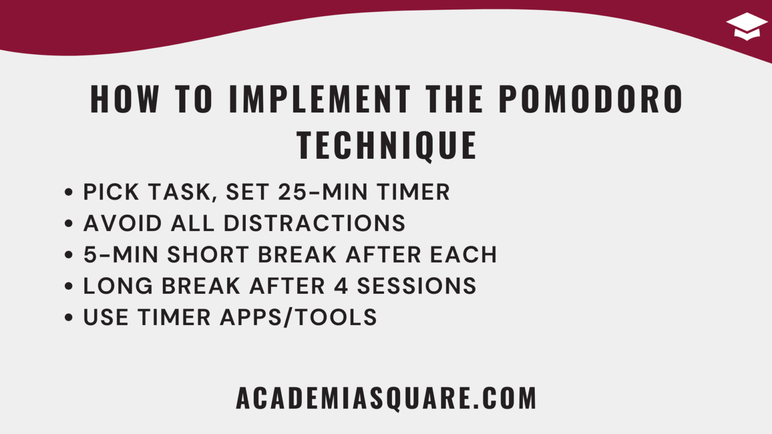 The Pomodoro Technique: The 25/5 Study Method Explained